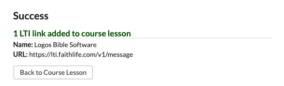 Inclusive Access: Adding URL Links to a Course – Logos Help Center