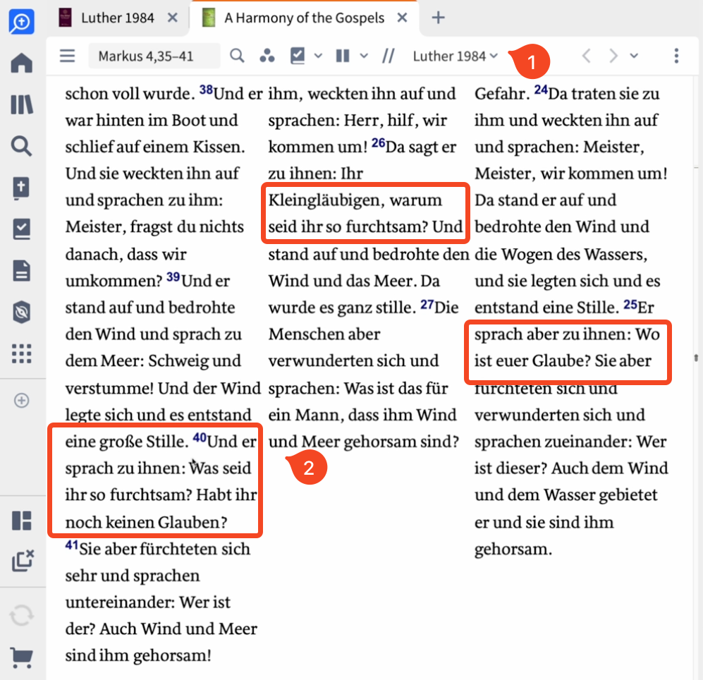 Erste Schritte mit Logos BasicPlus – Logos Hilfe