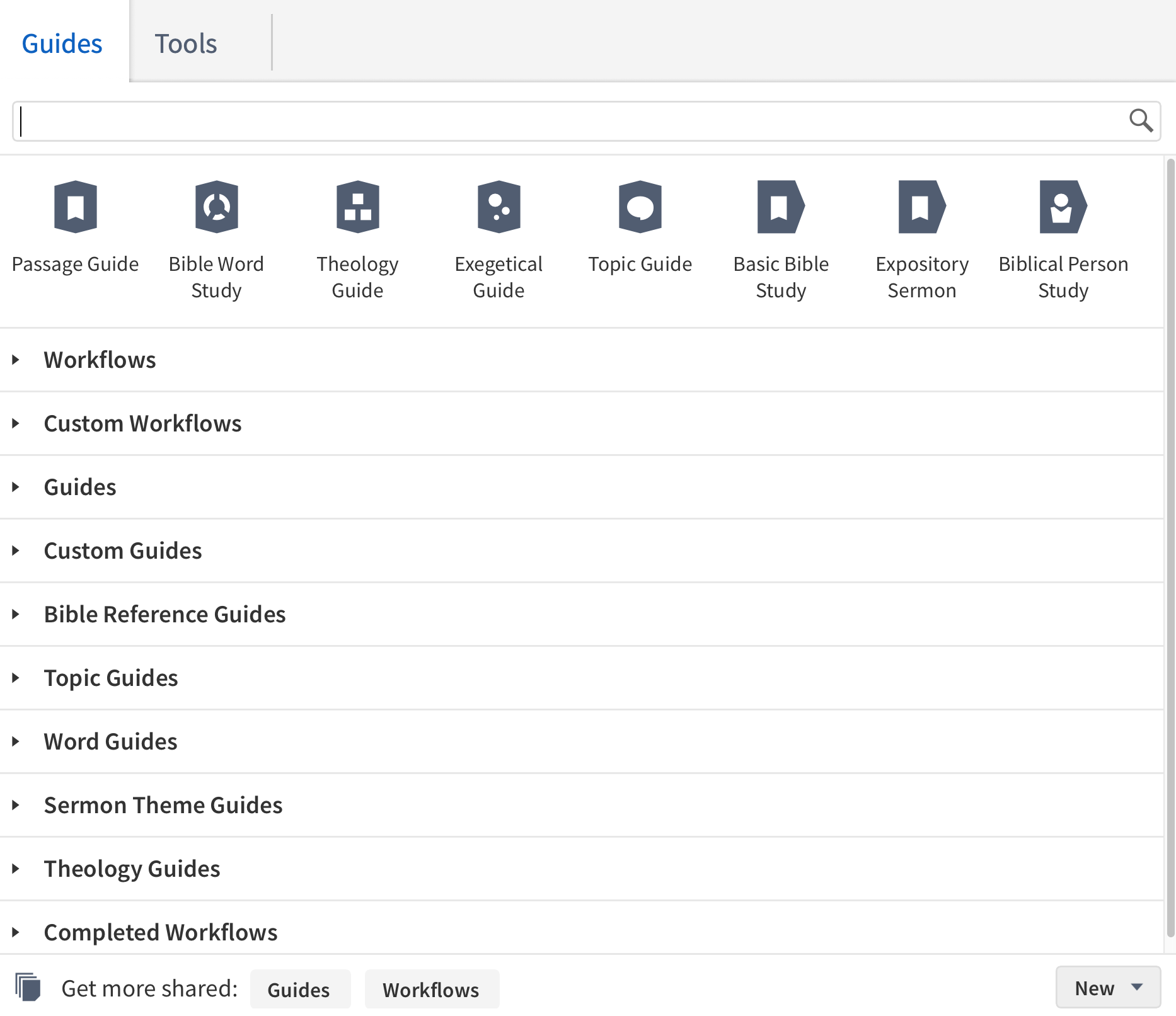 Toolbar & Navigation – Logos Help Center