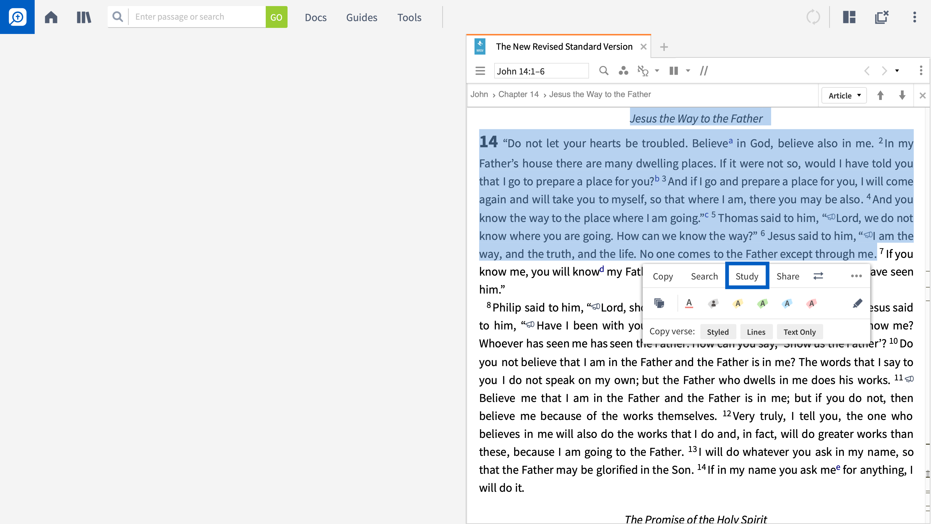 Passage Guide – Logos Help Center