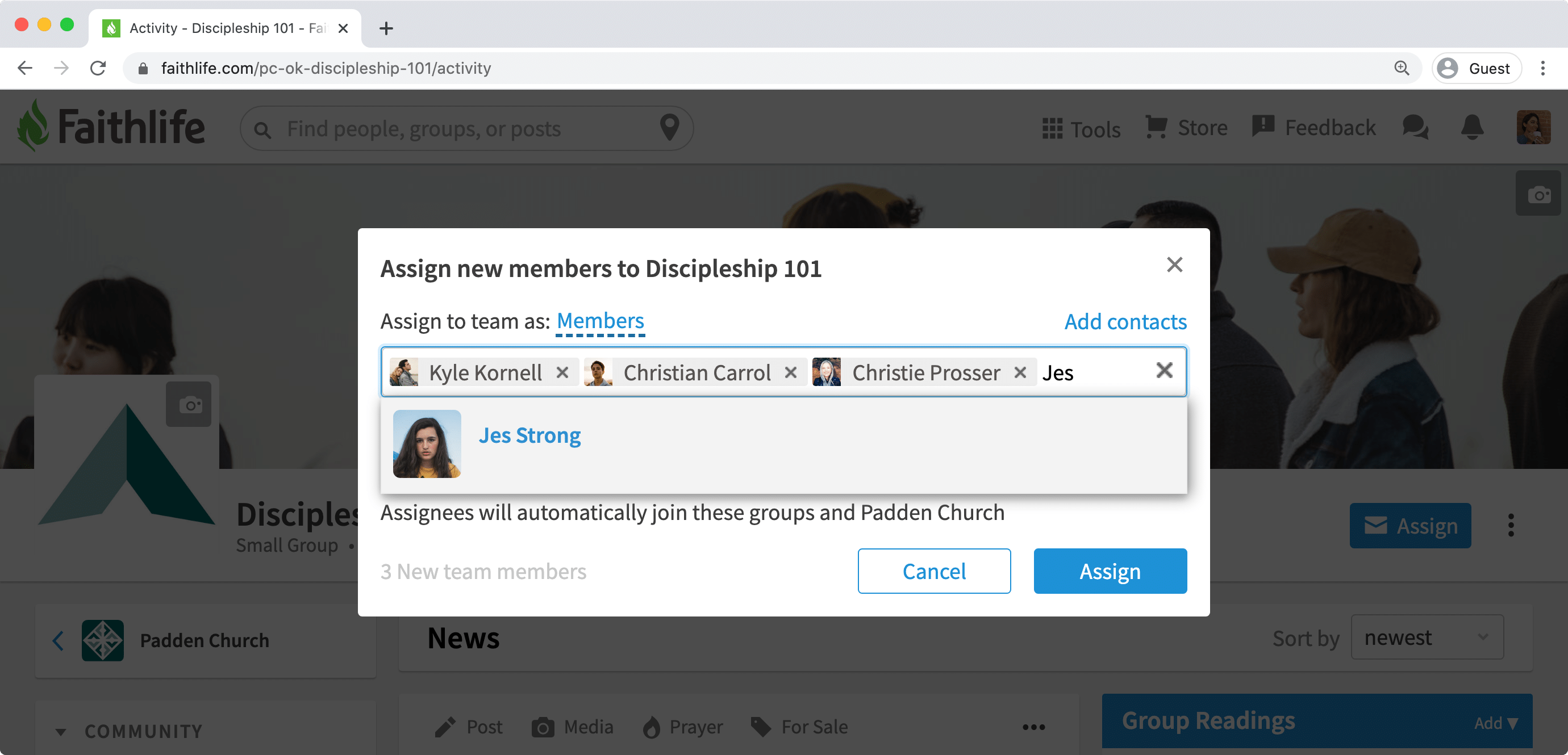 Add People to Your Group or Subgroup – Logos Help Center