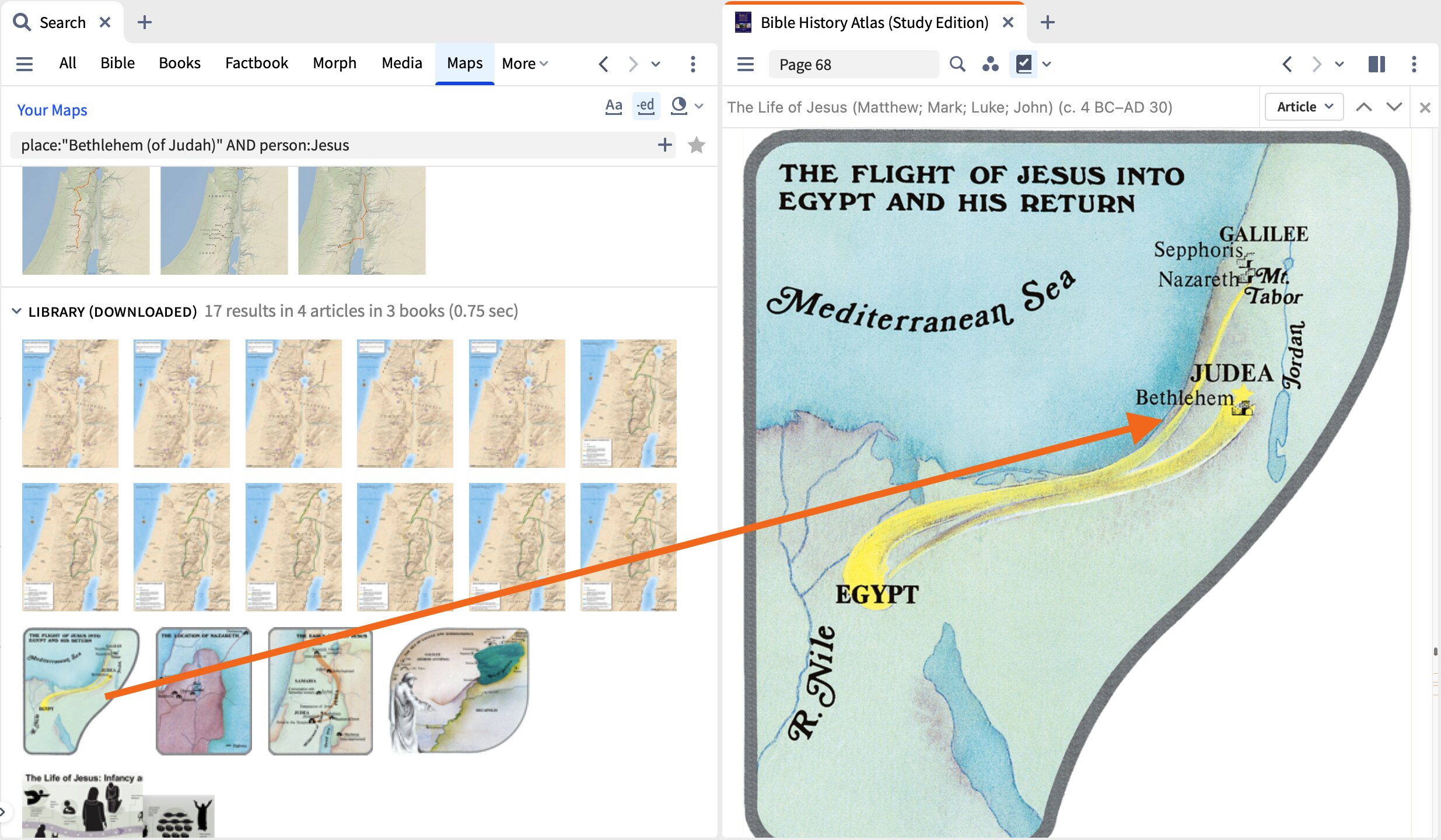 Maps Search – Logos Help Center